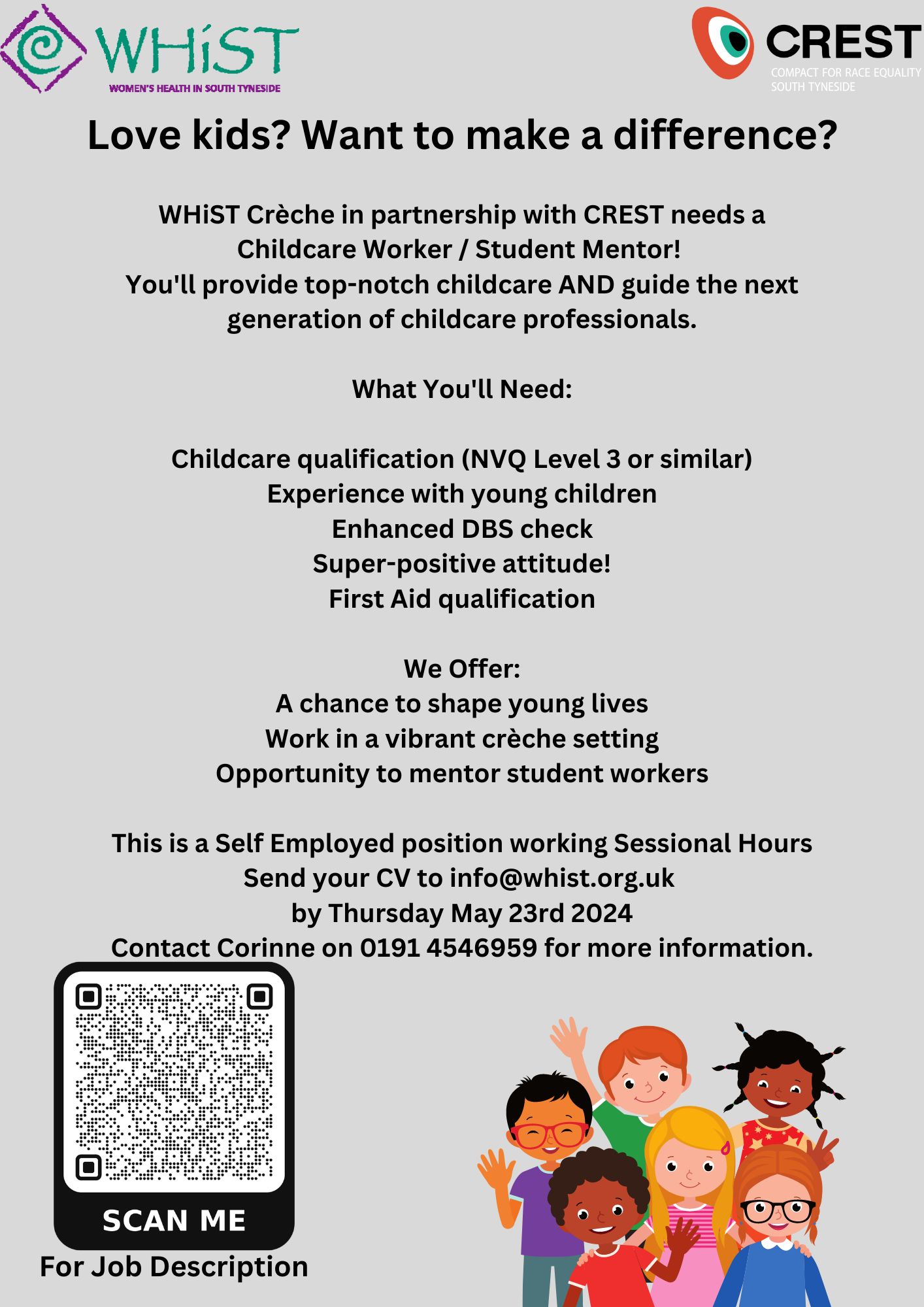 Job Advert - Women's Health In South Tyneside