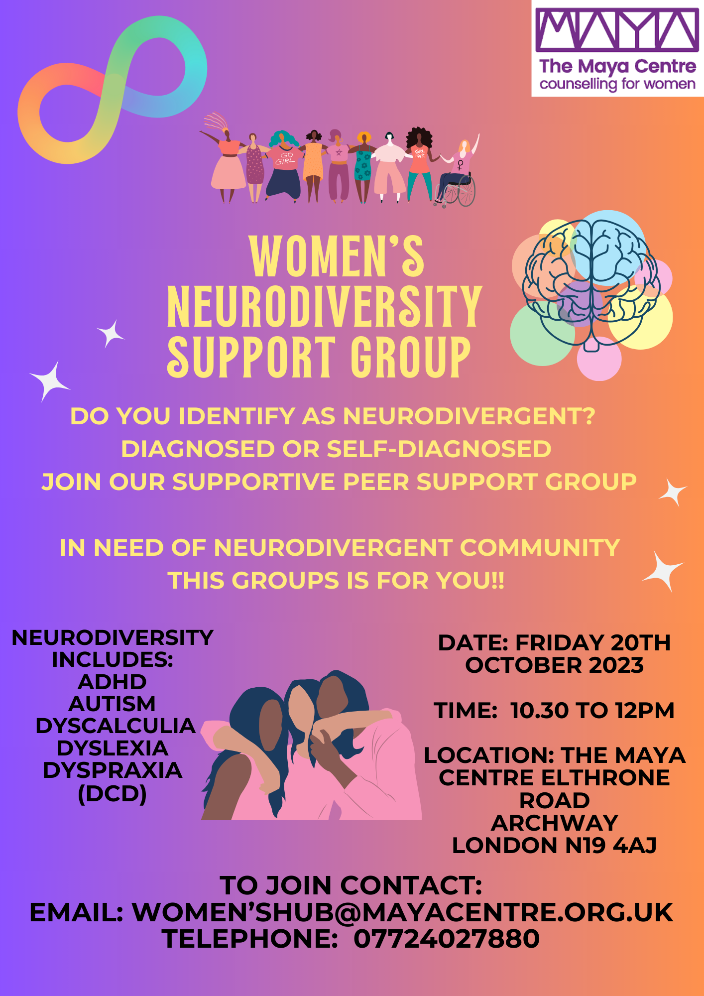 Neurodiversity Group - The Maya Centre